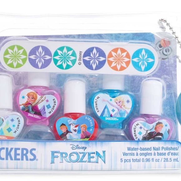 SMACKERS | Toys | Smackers Disney Frozen Waterbased Nail Polishes Set ...